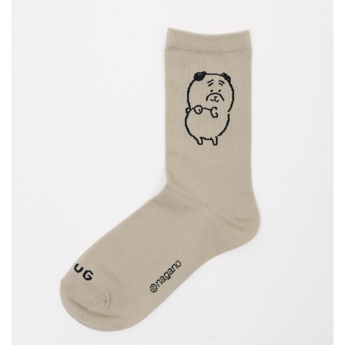 Nagano Characters Klusox Pug Sand Beige | ナガノマーケット公式通販