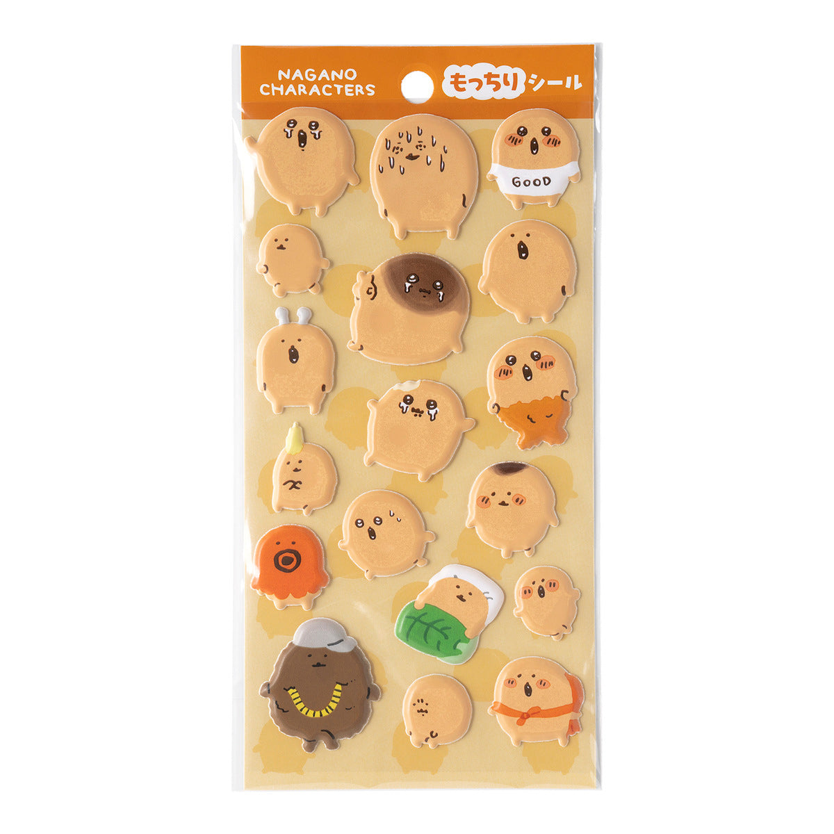 Nagano Characters Mochi Sticker (Mogura Corokke) | ナガノマーケット公式通販